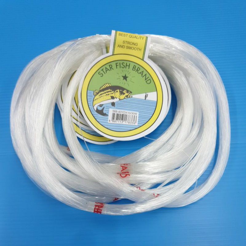 STAR FISH BRAND MONOLINE FISHING LINE 400YDS PER PACK # TALI TANGSI ...