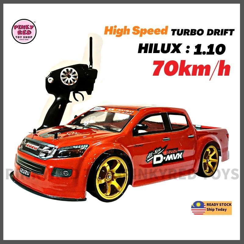 TURBO 4WD RC Car DRIFT 2.4g 9v scale 1.10 70km/h big saiz turbo remote ...