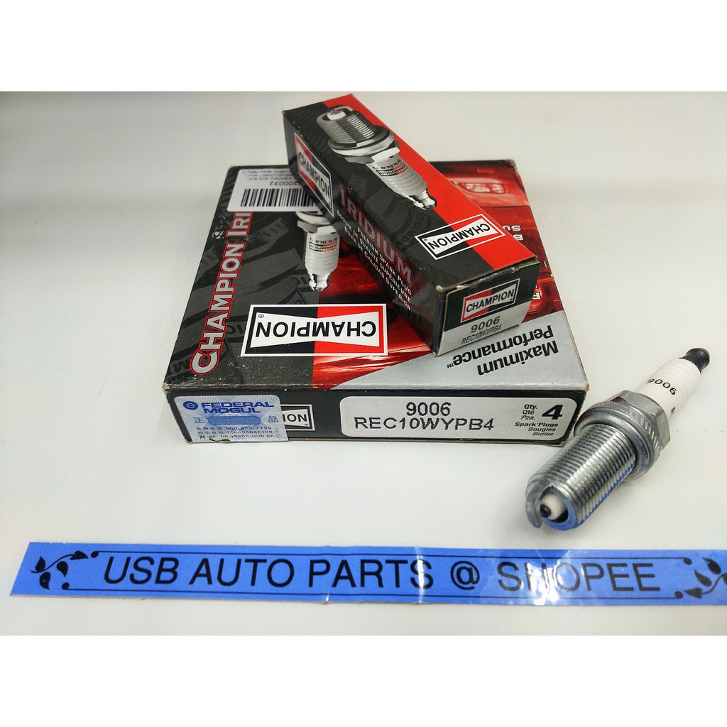 Champion Iridium Spark Plug REC10WYPB4 9006 for Nissan XTrail X-Trail ...