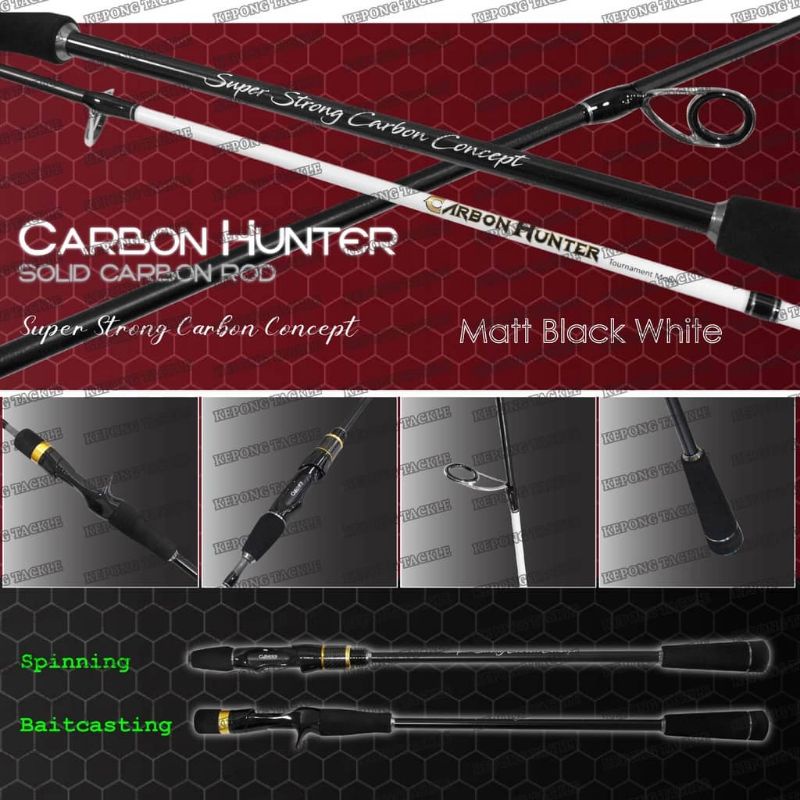 OPASS CARBON HUNTER SOLID ROD | Shopee Malaysia