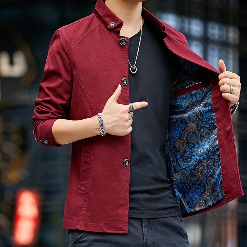 New men's Washed Jacket Men Cotton Fashion Men Casual Jacket Man ...