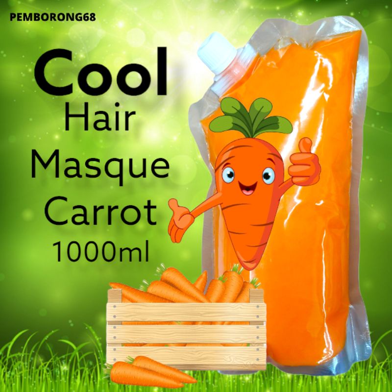 Cool Carrot Extract Hair Masque Conditioner Moisturizes + Strengthens ...