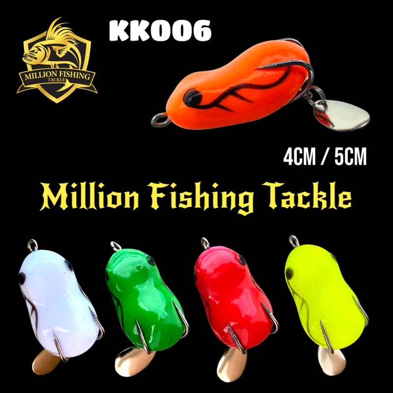 Umpan Katak Fire Soft Frog 4cm/5cm Jump Frog Lure Snakehead Killer ...