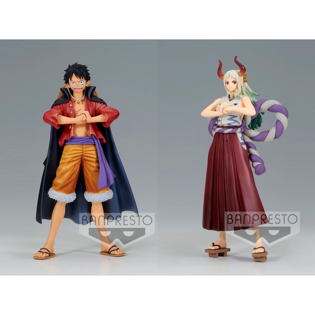 🔥ORIGINAL🔥BANPRESTO ONE PIECE DXF VOL4 - LUFFY & YAMATO (GOLD TOEI ...