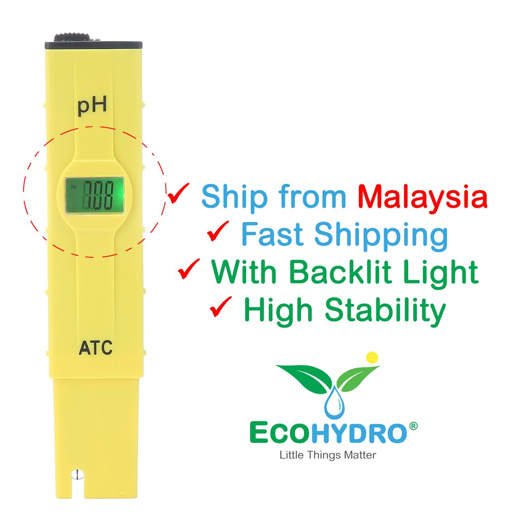 NEW Digital pH meter LED Display Stablile designed for hydroponics ...