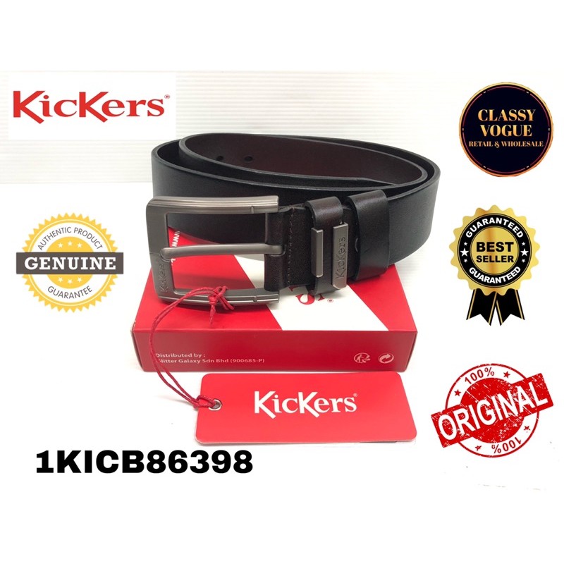 ORIGINAL KICKERS LETHER BELT 💯 | Shopee Malaysia