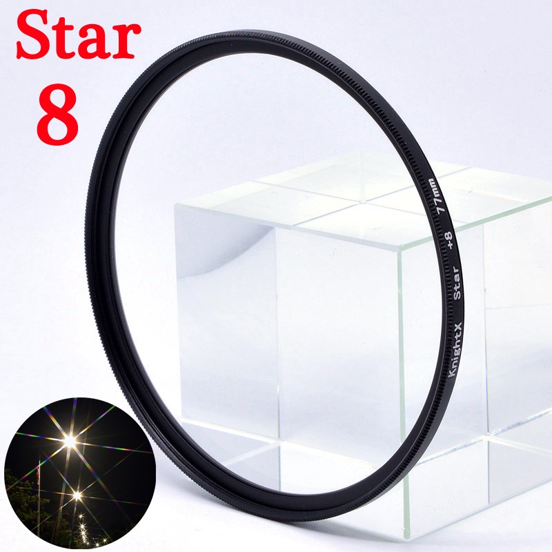 KnightX Star 1X 4X 6X 8X line Camera Lens Effect Filter Photography ...