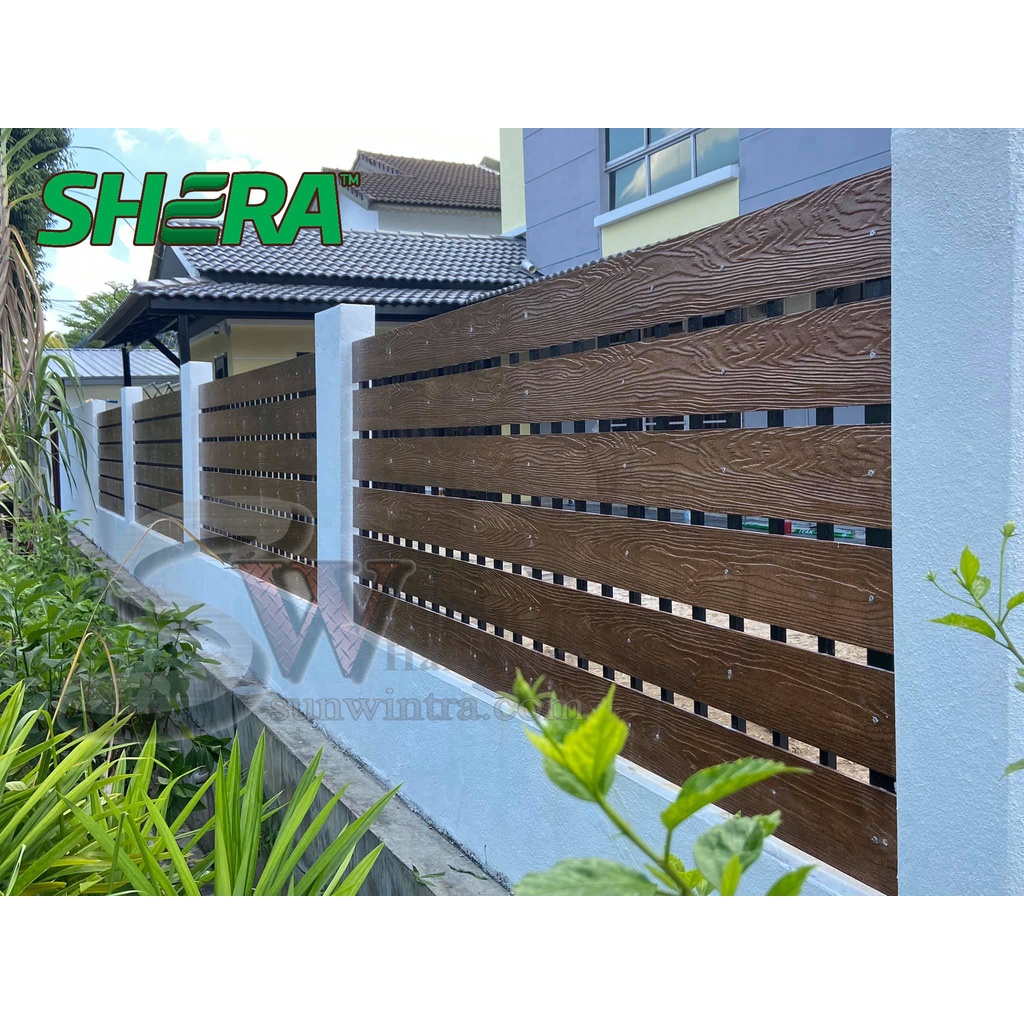 SW SHERA PLANK (WALL) UNCOLORED TEAK TEXTURE/PAPAN PAGAR/PLANK 8MM X ...