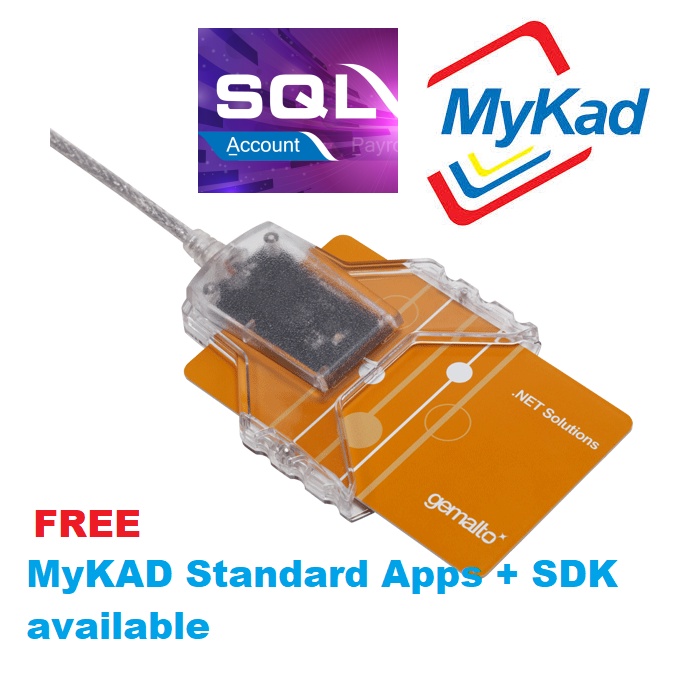 Gemalto IDBridge CT30 (GemPC Twin/TR USB) Smartcard Reader c/w MyKAD ...