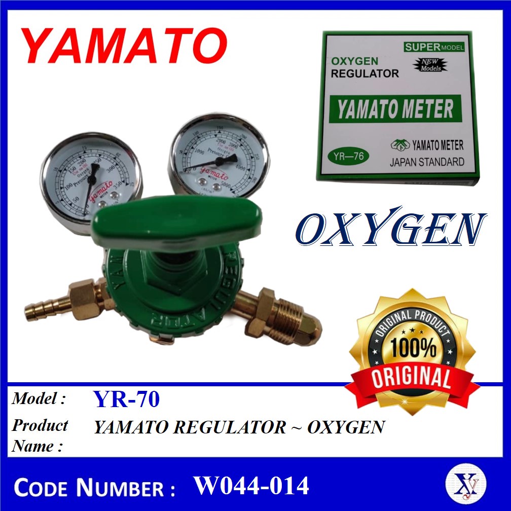 (YR-70 / YR-71) YAMATO REGULATOR - OXYGEN / ACETYLENE W044-014 / W044 ...