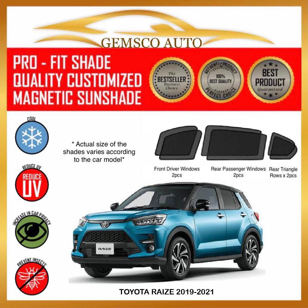 Toyota Raize 2019 - 2022 ( 6 / 7 pcs ) Car Magnetic Sunshade / Raize ...