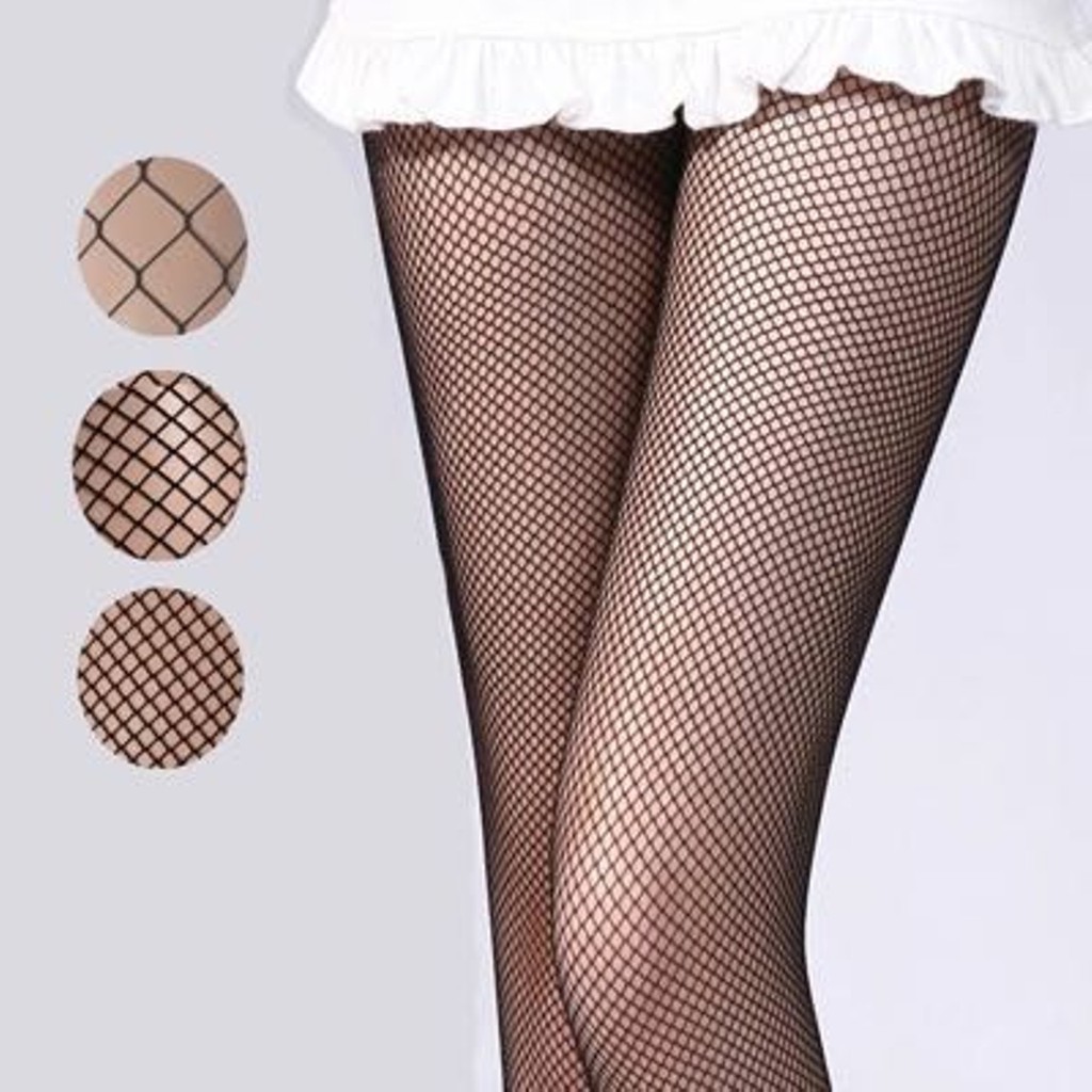 Ribless fishnet tights of all eye sizes | Shopee Malaysia