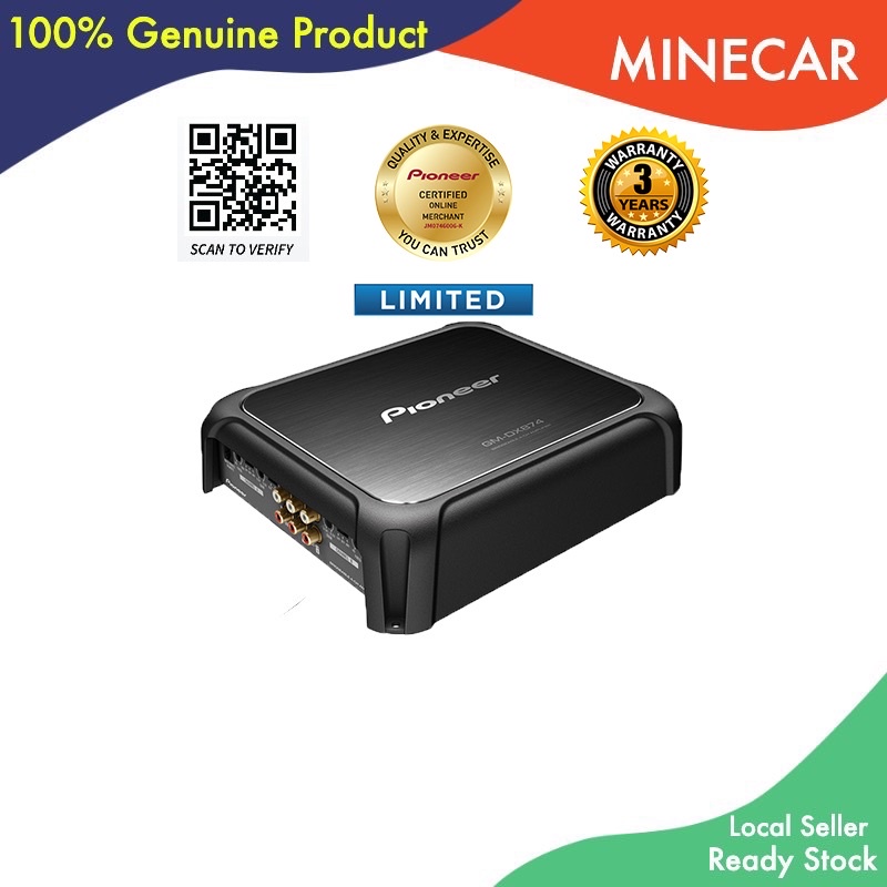PIONEER 4-CHANNEL AMPLIFIER GM-DX874 | Shopee Malaysia