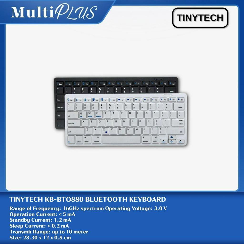 TINYTECH KB-BTO880 BLUETOOTH KEYBOARD | Shopee Malaysia
