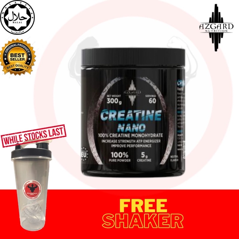 Azgard Creatine Nano 60 Servings | Shopee Malaysia