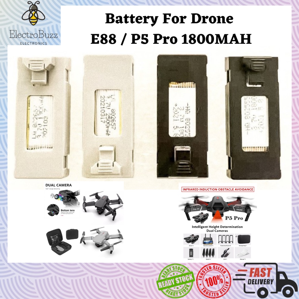 Buzz 🐝 (1800 mah)Original Rechargeable Battery for Drone OBSTACLE AVOID ...