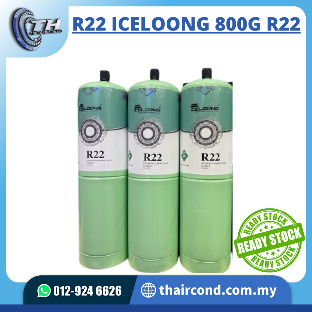 ICELOONG Gas R22 800g | Mini Size | Shopee Malaysia