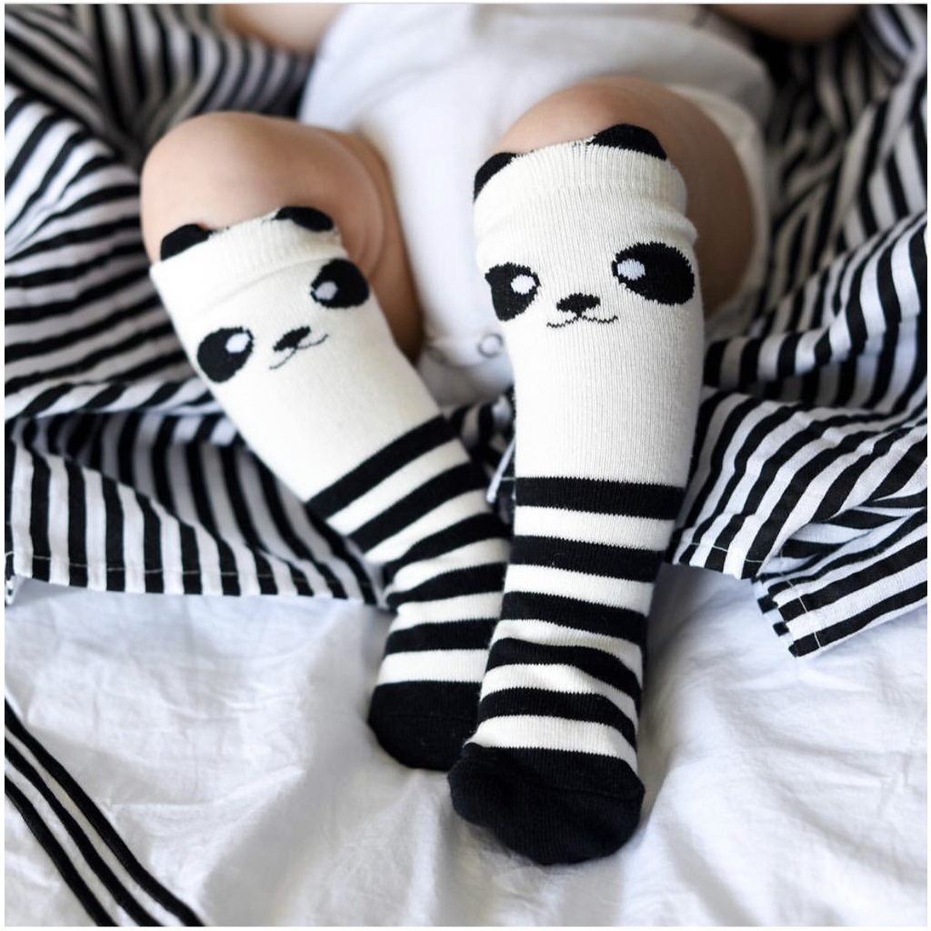 Cute Baby Animal Socks Girls Boys Kids Knee High Socks Cotton Cartoon ...
