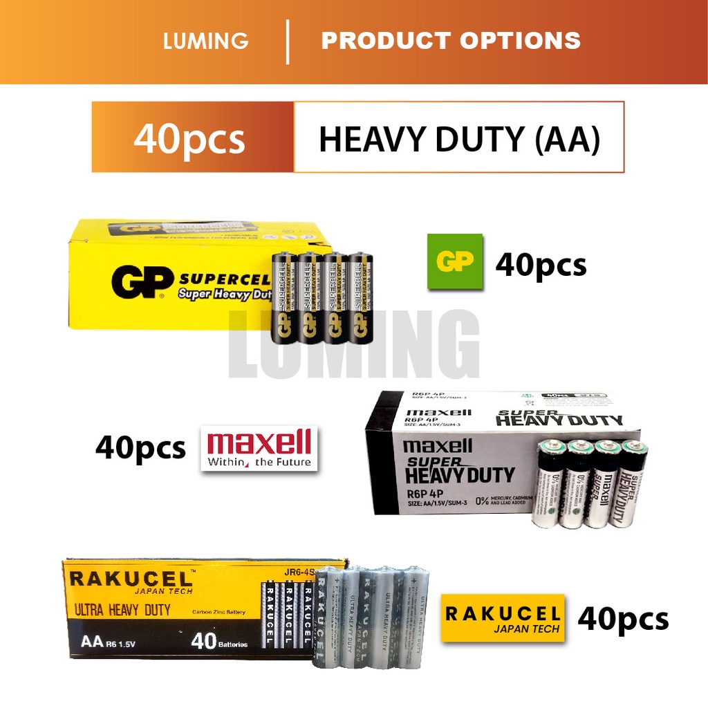 LMG_ GP Maxell Bateri AA AAA Battery Super Heavy Duty Mainan Remote ...