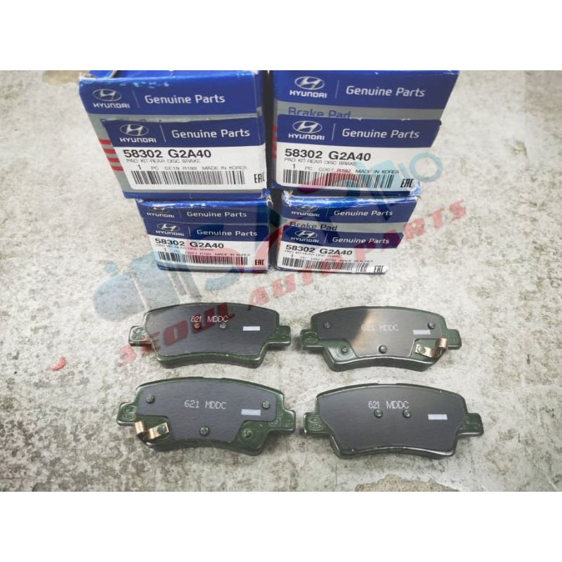 BRAKE PAD - FRONT & REAR = IONIQ (2016-2019) / Elantra AD (2017-2019 ...