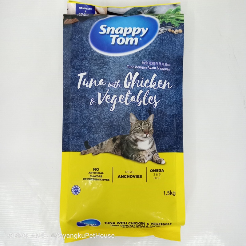 SNAPPY TOM TUNA & CHICKEN WITH VEGETABLE 1.5KG | Shopee Malaysia
