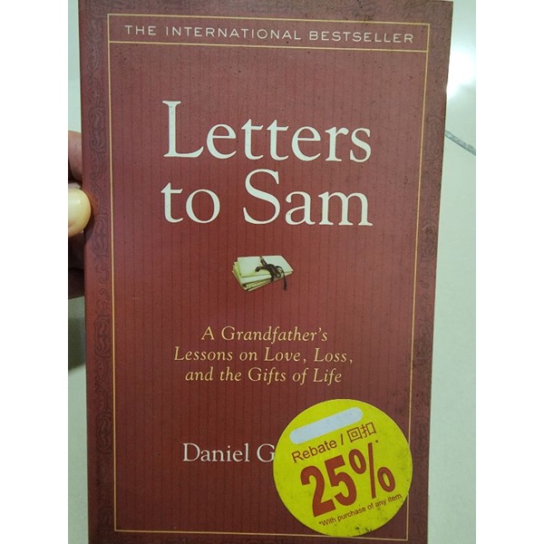 letters to Sam (Daniel gottlieb) | Shopee Malaysia