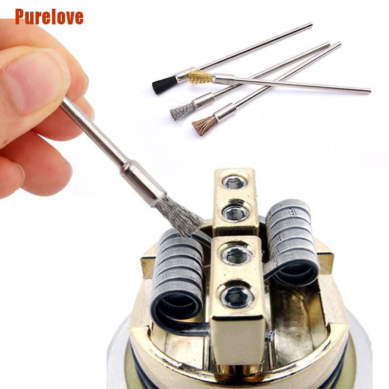[Purelove] Stainless Steel Cleaning Brush With Micro Coil Jig Tool For Heating Wire Coil ...