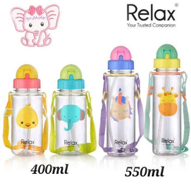 RELAX Tritan Kids Water Bottle 400ml/550ml (D7640/D7655) | Shopee Malaysia