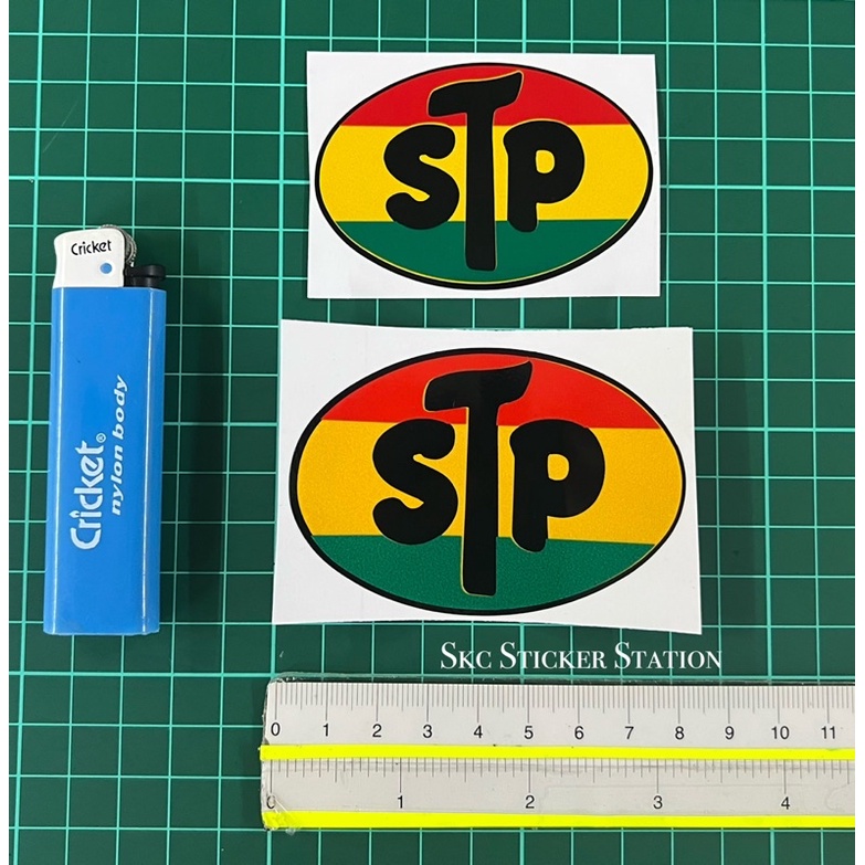 STP (Small/Big) Sticker Cutting Overlapping Reflective #stp #retro ...