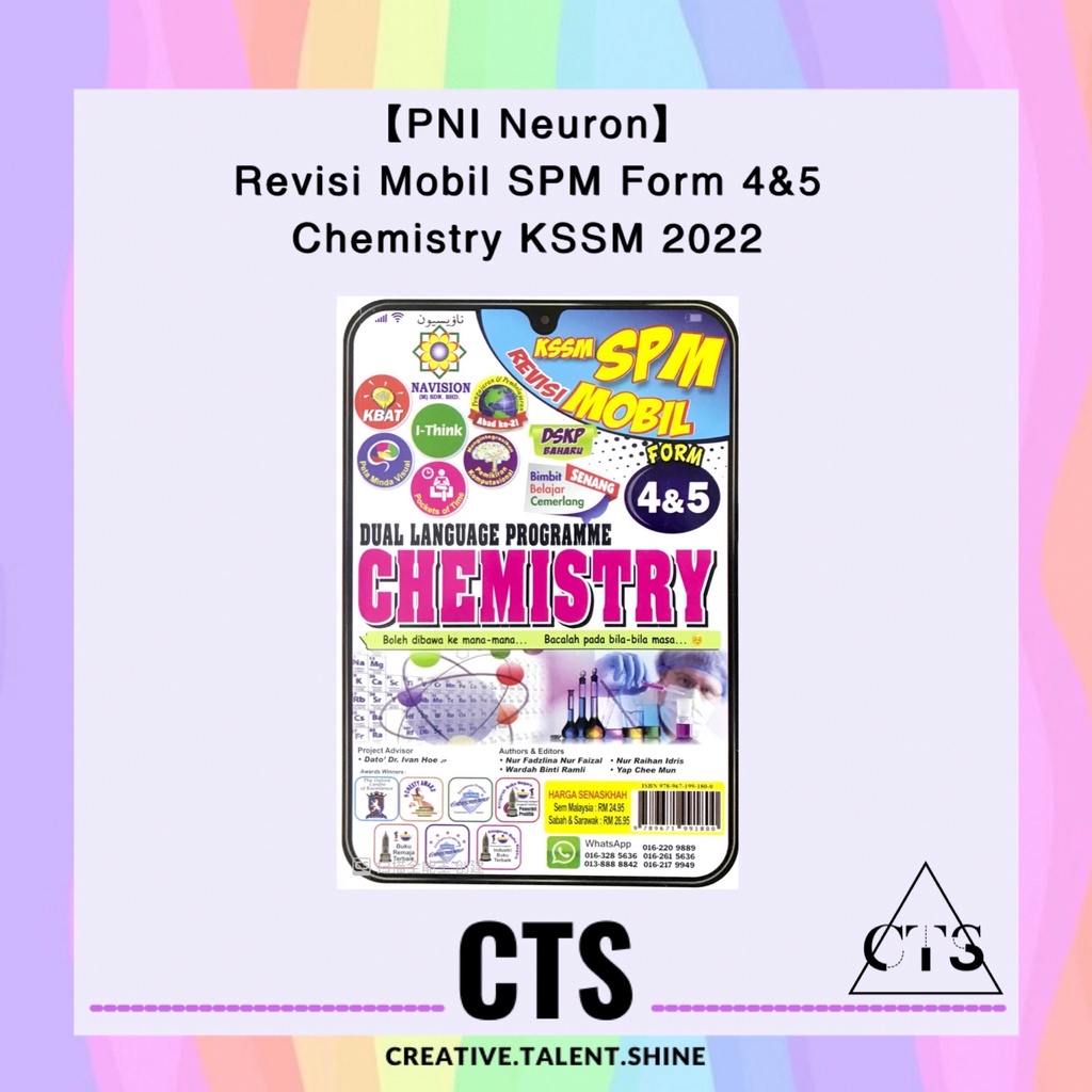 【PNI Neuron】Revisi Mobil Chemistry Form 4&5 KSSM SPM 2022 - Rujukan ...