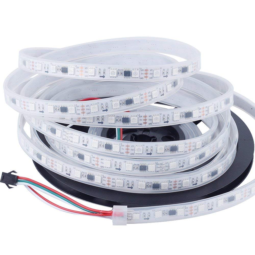 WS2812B WS2811 WS2815 Neopixel RGB LED Strip 5m ARDUINO PROGRAMMABLE ...