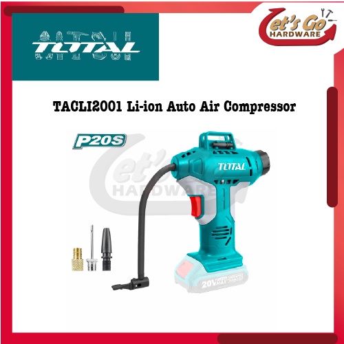 Total Lithium-Ion Cordless Auto Air Compressor - TACLI2001 | Shopee ...