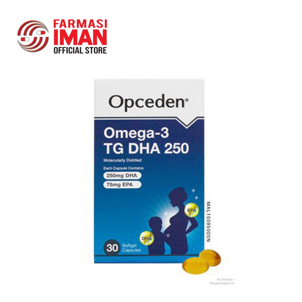 Opceden Omega-3 TG DHA 250 (500mg x 30's) | Shopee Malaysia
