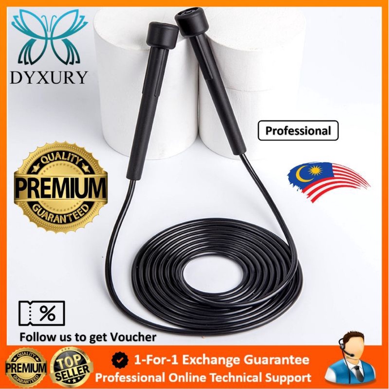 *High Quality* Adjustable Jump Rope Skipping Rope Tali Lompat Fitness ...