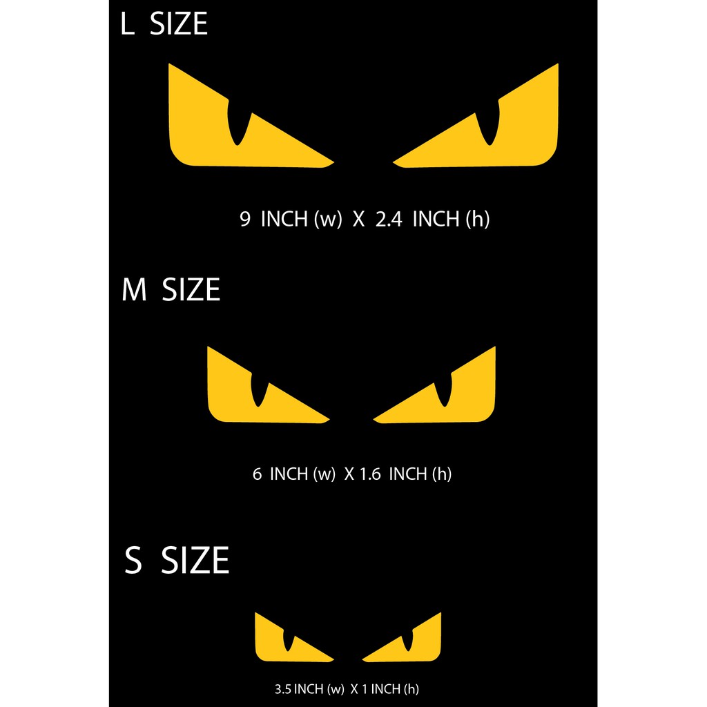 FENDI MONSTER CAR STICKER FOR BUMPER STICKER CERMIN STICKER DESKBOARD ...