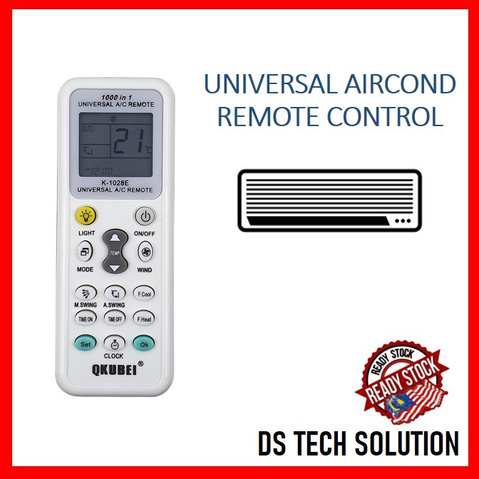 [M'SIA STOCK] UNIVERSAL AIR COND AIR CONDITIONER REMOTE CONTROL ...
