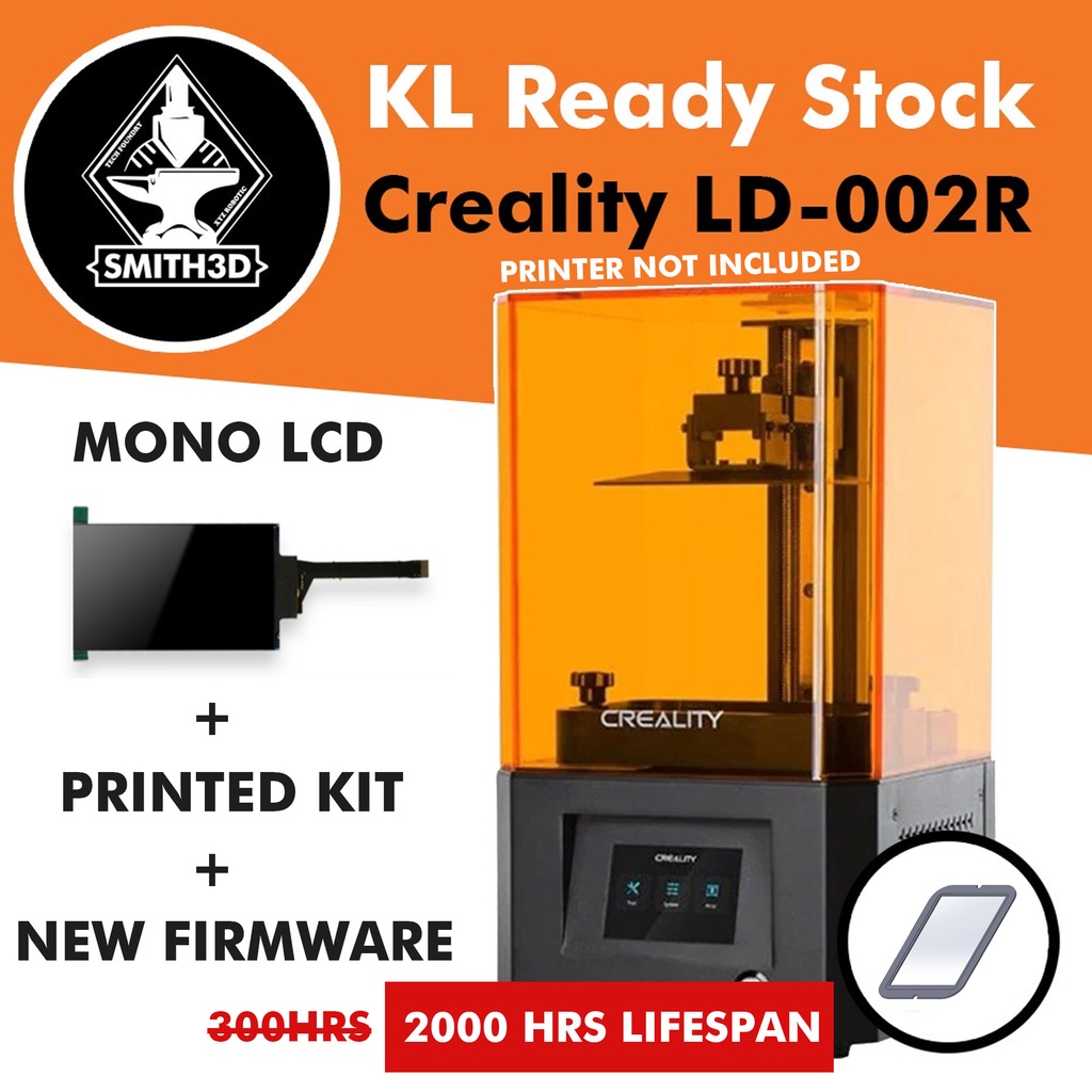 [Ready Stock] Creality LD-002R LCD Resin 3D Printer 2K Resolution with ...