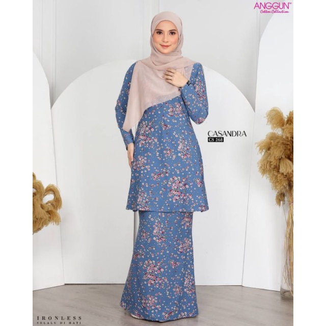 Casandra Ironless BAJU KURUNG IRONLESS | Plus Size | Baju Kurung Tanpa Gosok | Shopee Malaysia