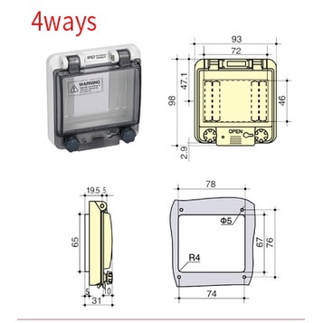 IP67 new protection window cover waterproof window cover circuit ...