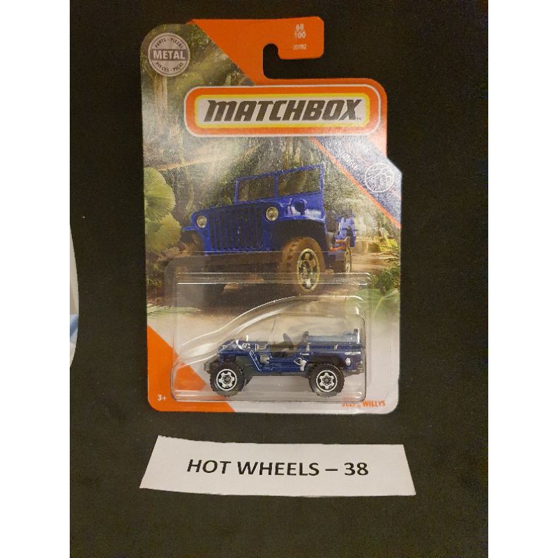 MATCHBOX BLUE JEEP WILLYS | Shopee Malaysia
