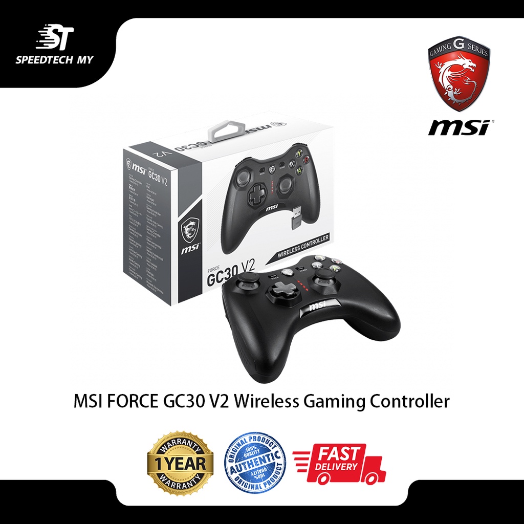 MSI FORCE GC30 V2 Wireless Gaming Controller | Shopee Malaysia
