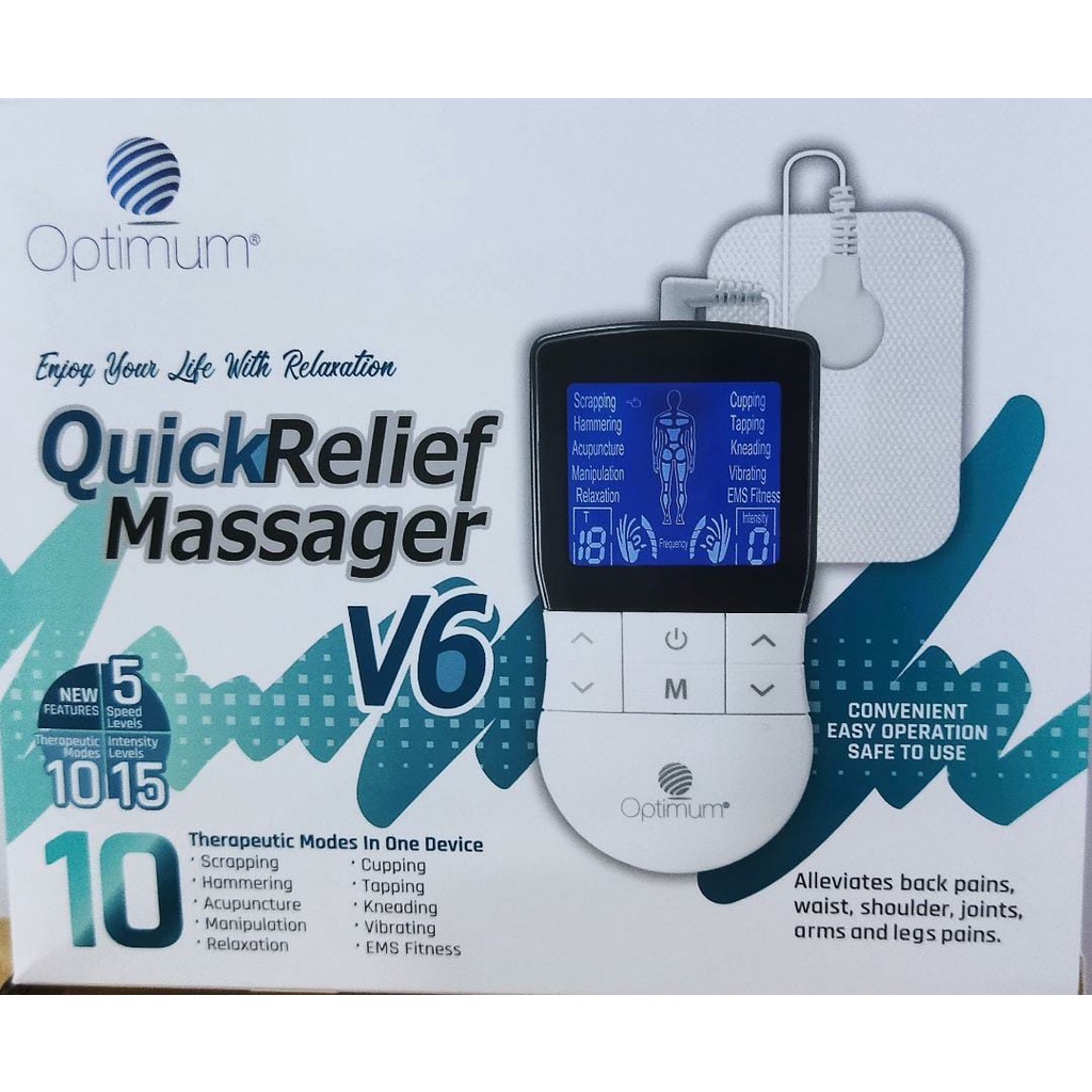 💥READY STOCK💥 🔹OPTIMUM V6 QUICK RELIEF MASSAGER NEW VERSION🔹 basic ...