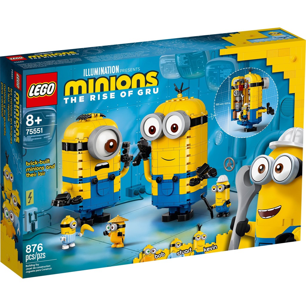 [BrickBear] Original LEGO 75551 Minions Brick-built Minions and their ...