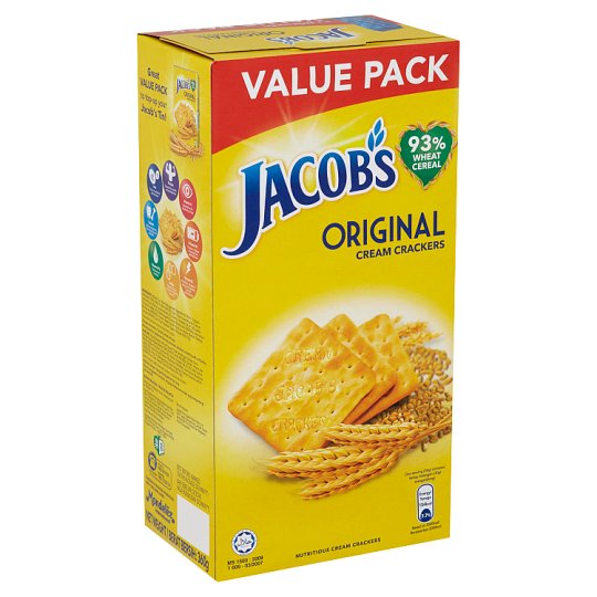 Jacob's Cream Crackers (Original 360g)(Hi-Fibre Cream 355g)(Weetameal ...