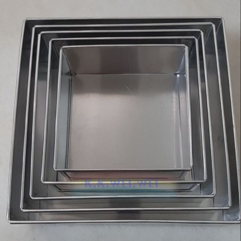 4/5/6/7/8/9/10 loyang cake segi empat loyang bulat NON-LIVE BOTTOM ...