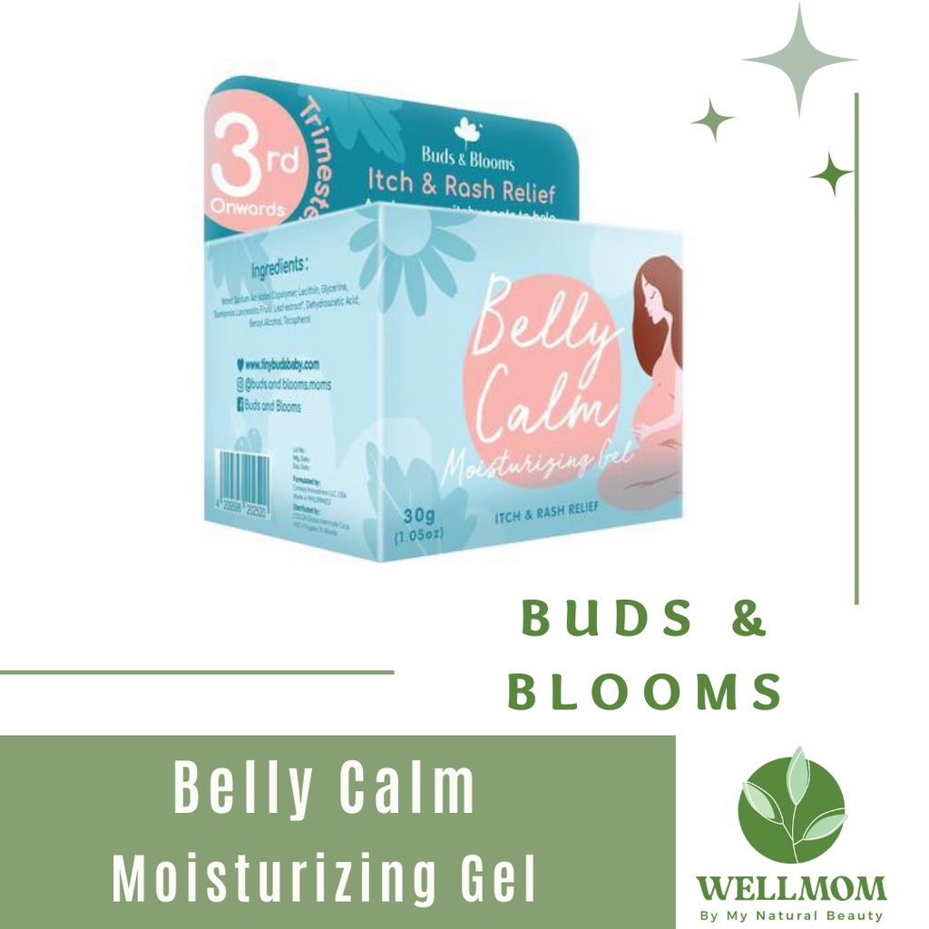 Tiny Buds Baby Naturals BUDS & BLOOMS Belly Calm Cooling Itch and Rash ...