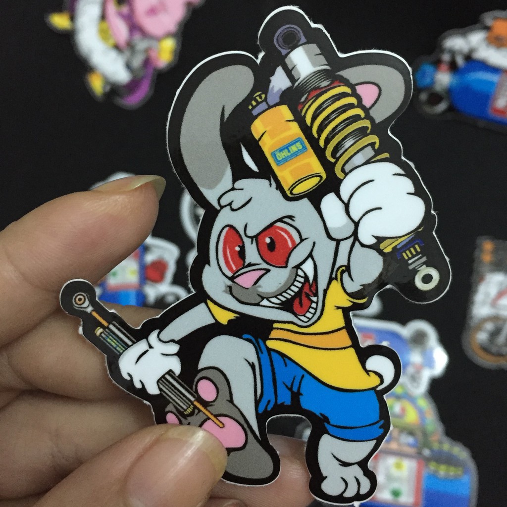 Cool waterproof car brand sticker - Printable on request - Sharp ...