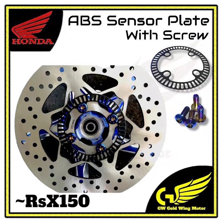 HONDA RSX150 RSX ABS SENSOR PLATE WITH SCREW COLOUR AUTO BRAKE SYSTEM ...