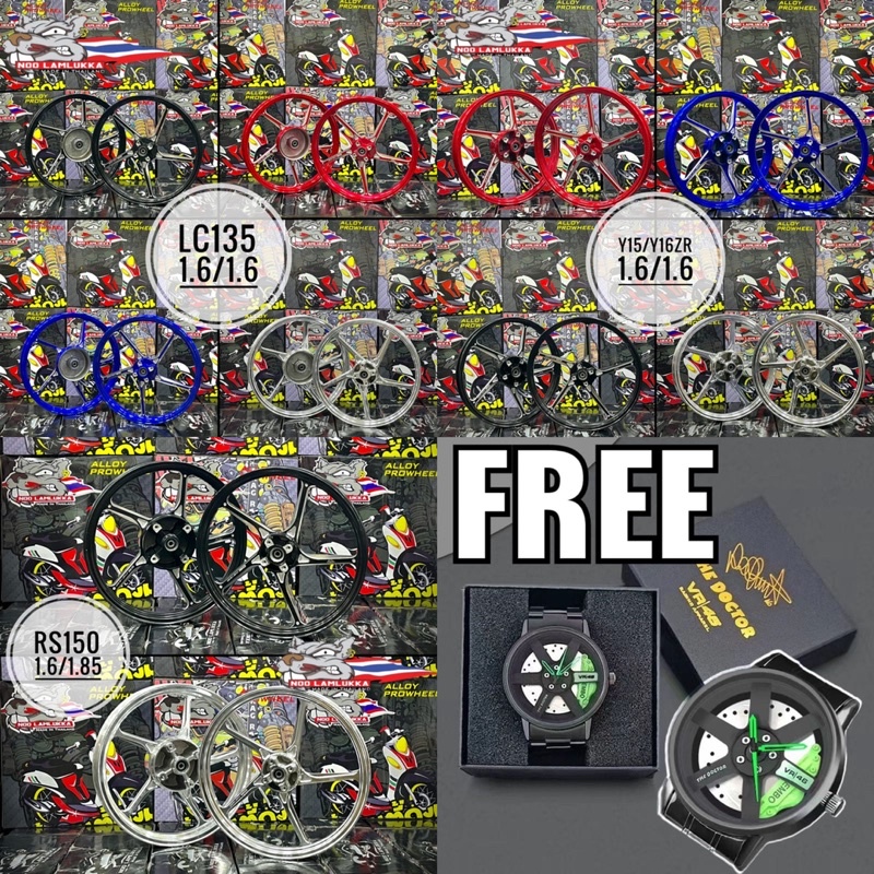 OFFER -NOO LAMUKKA RS150 LC135 Y15 16/16 16/185 FG511 NL511 SPORT RIM ...