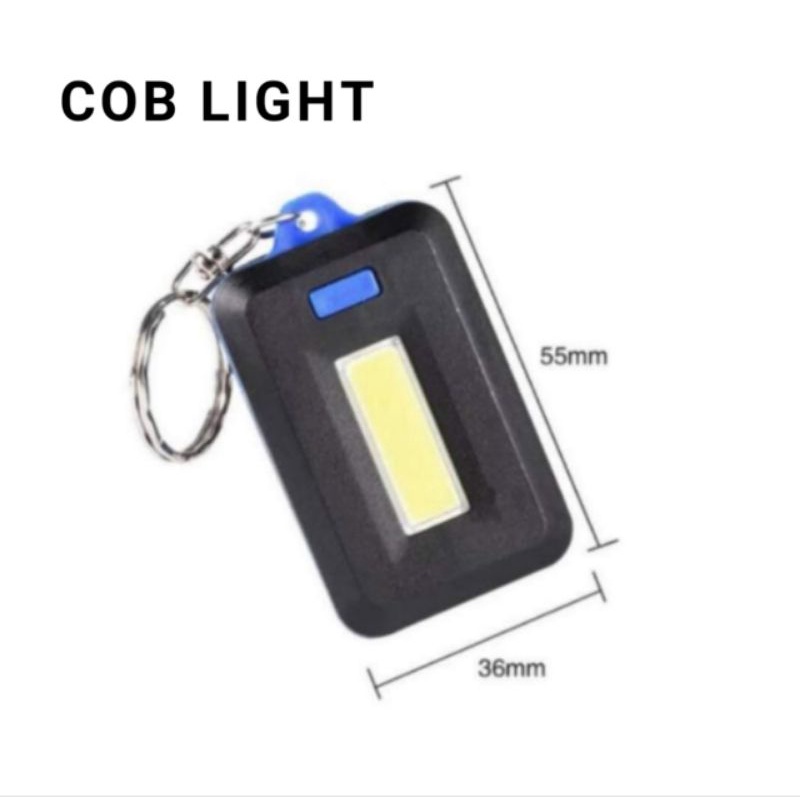 AAA X 3 DRY BATTERY PORTABLE COB TRAVEL MINI LIGHT （ no battery include ...